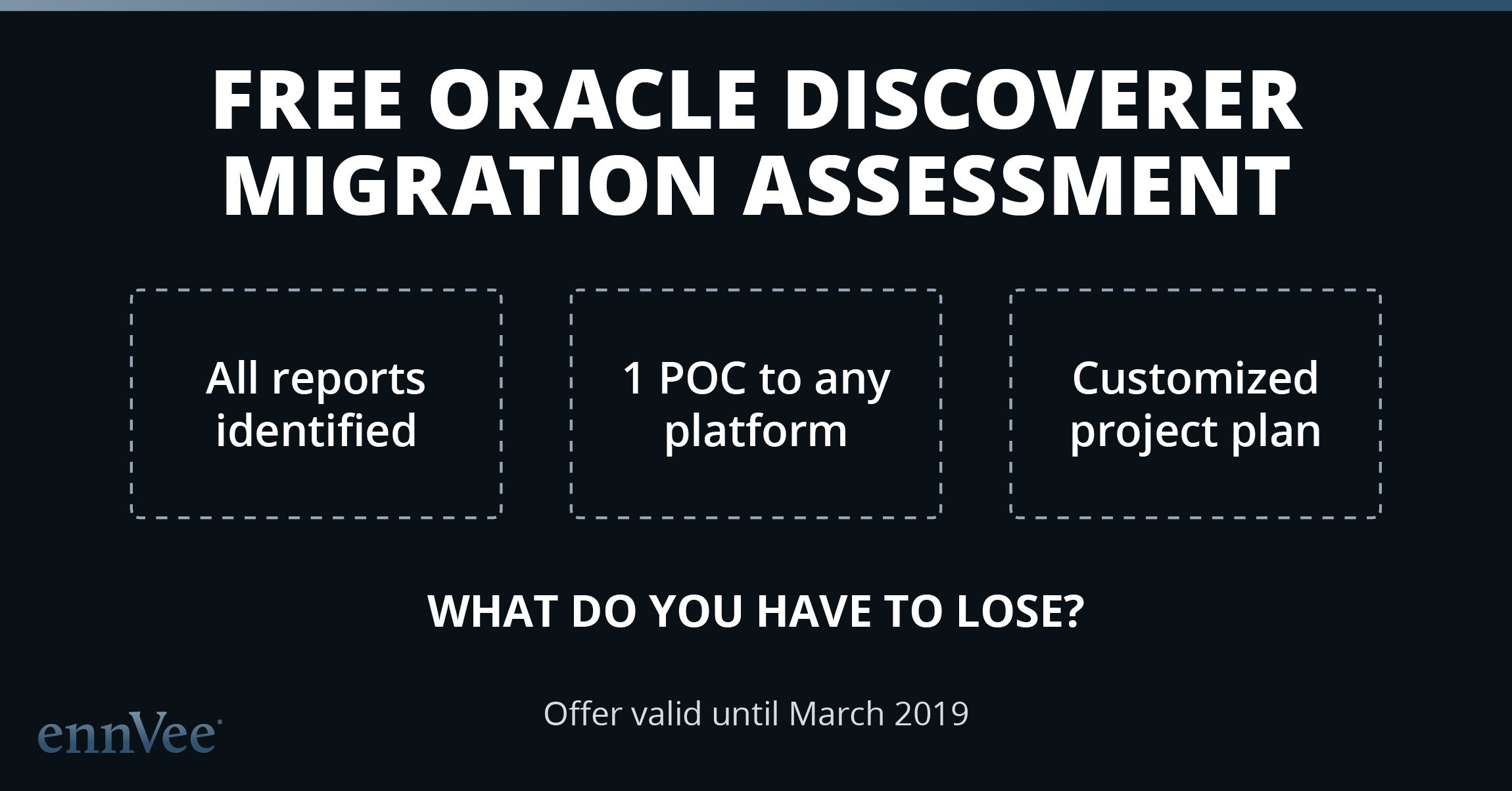 Oracle Discoverer Migration Assessment and POC